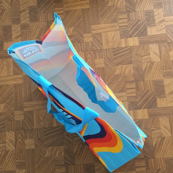 Aldi | Bags | Aldi Large Retro Rainbow Design Large Reusable Shopping ...